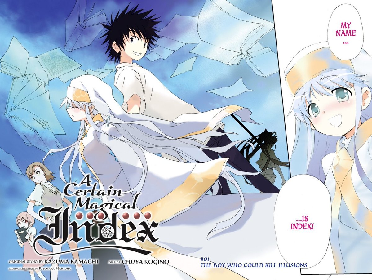 TheOASG on Twitter: "A free preview of Kazuma Kamachi, Chuya Kogino, & Kiyotaka Haimura's A ...