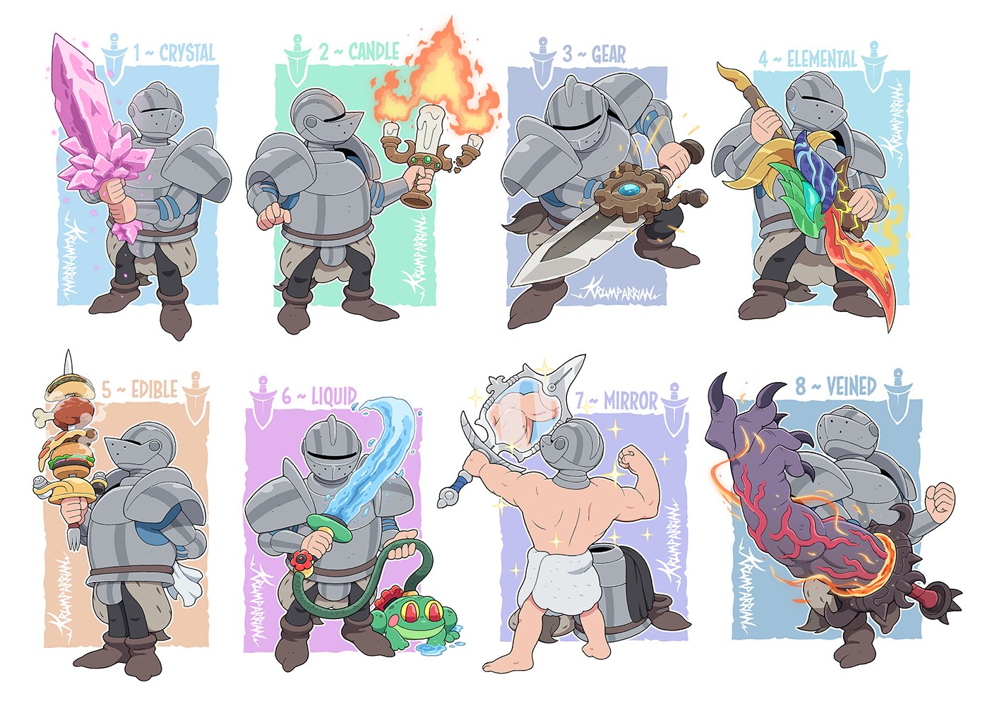 Krump0🖊 BFS ch. 26 OUT NOW!! :D on Twitter: "Karluf's Swordtember Endeavor Pt. 1 ⚔️ (Days 1~8) # ...