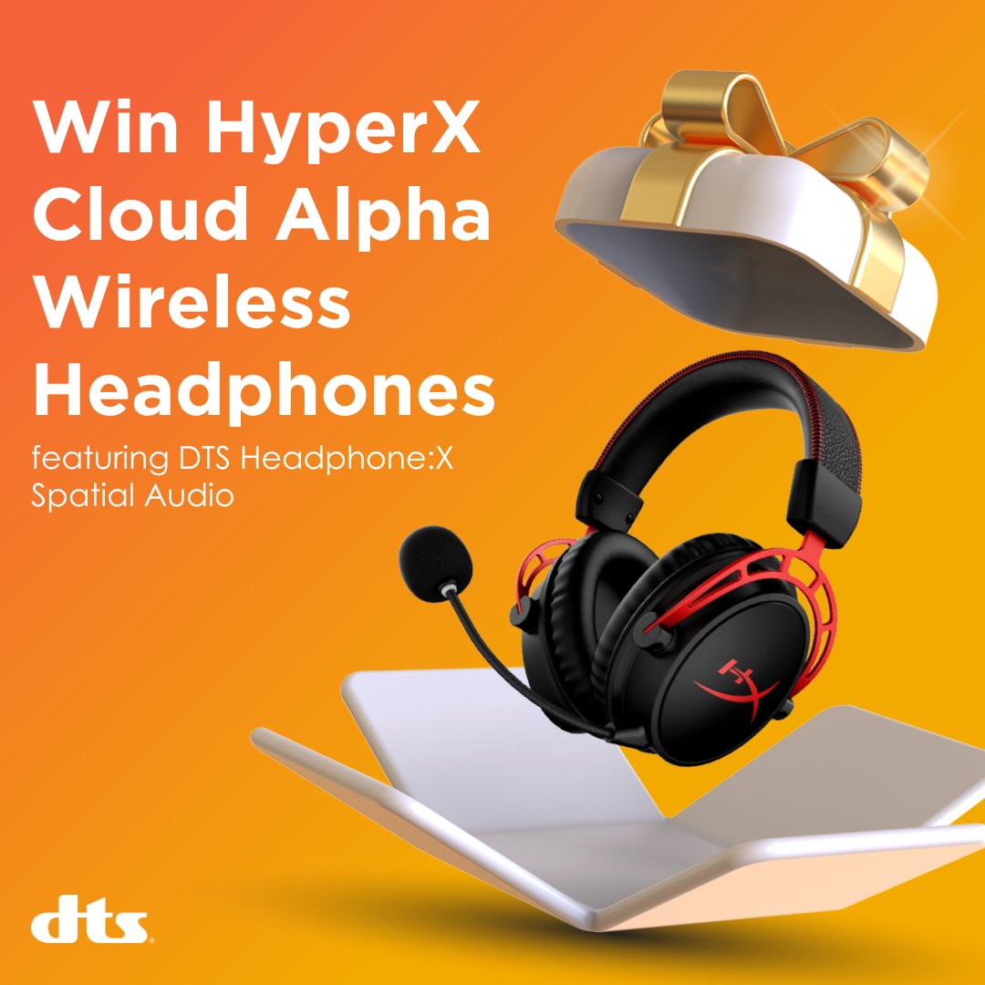 DTS on Twitter: "Win a pair of @HyperX Cloud Alpha Wireless Headphones (https://t.co/JpBlTp3bfi ...