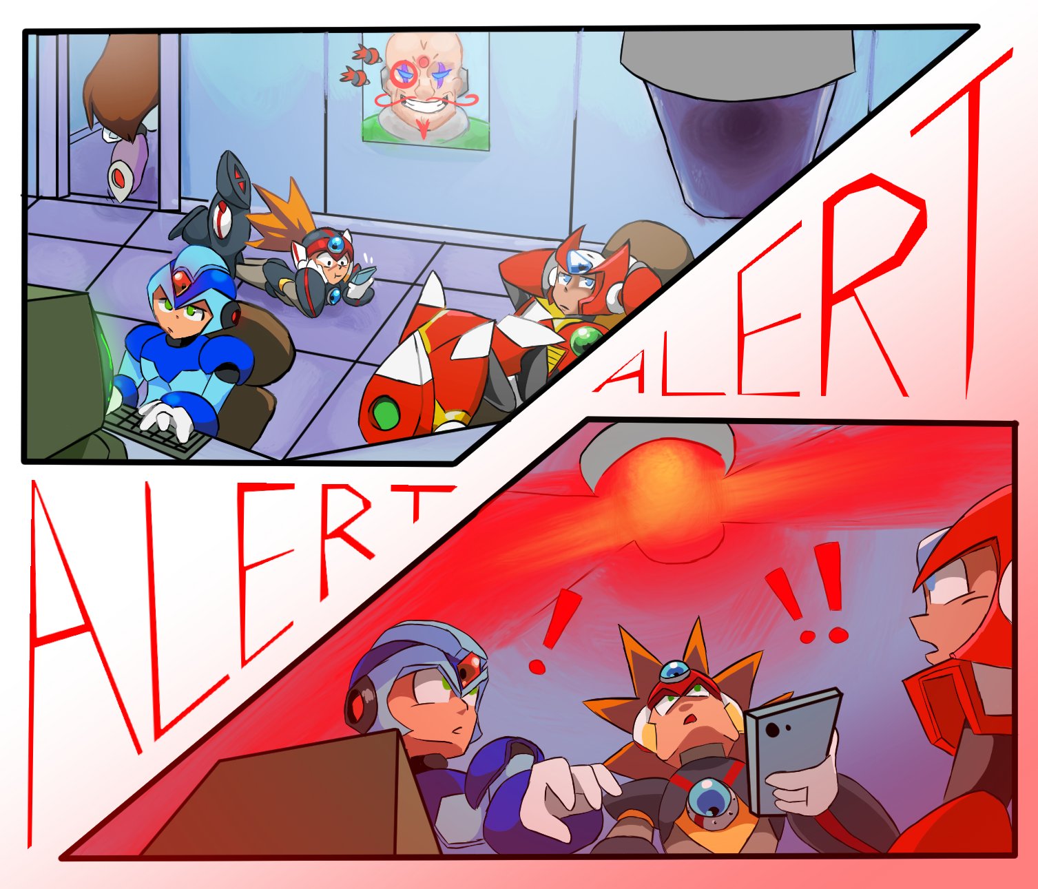 Mega Man X Engine on Twitter: "Thank you everyone for 1000 followers! Here is a short comic that ...