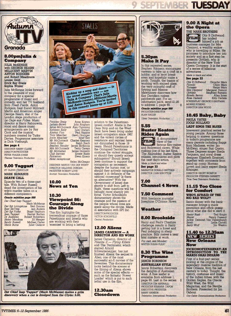Graeme Wood On Twitter Tv📺9 9 86 Itv 4 20 Inspector Gadget 4 45