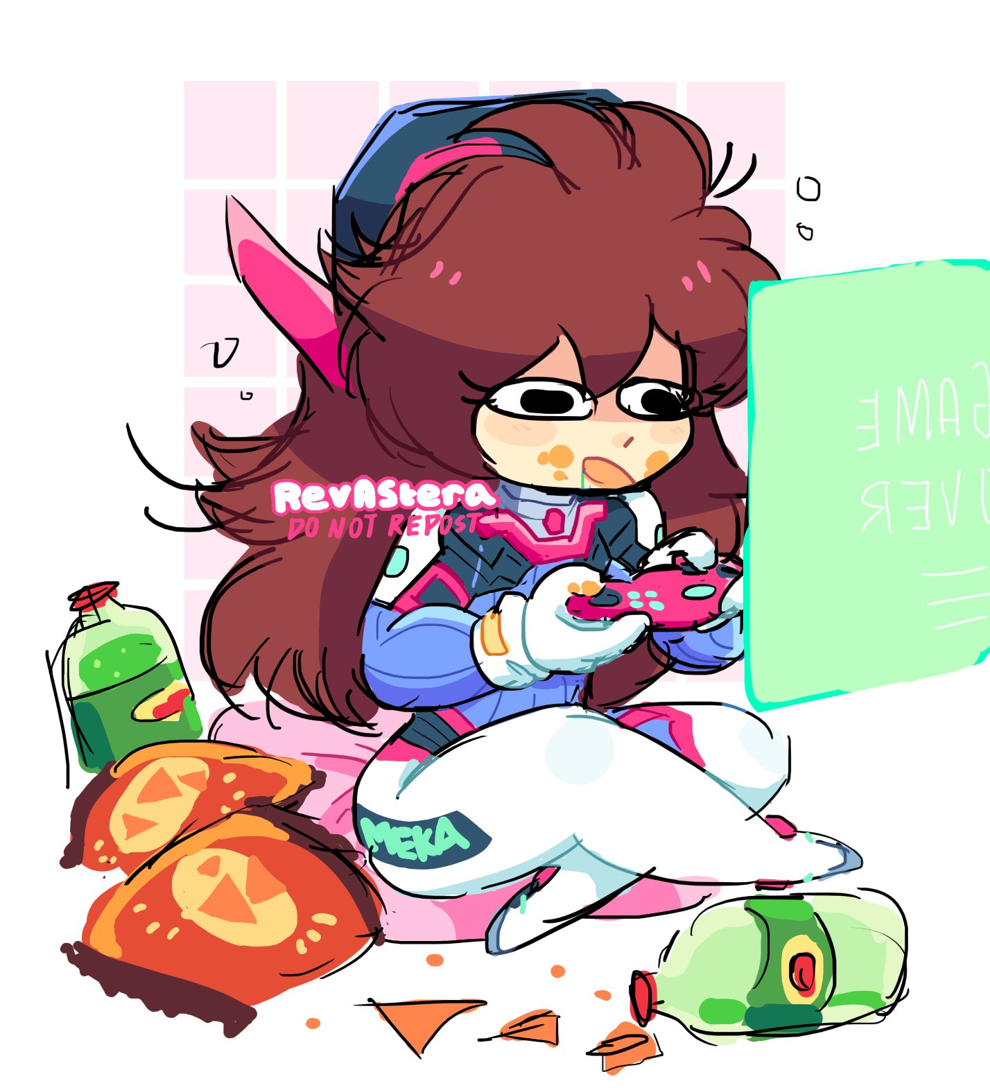Rev (Commissions open!) on Twitter: "messy dva doodle https://t.co/eTN9VozoHR" / Twitter