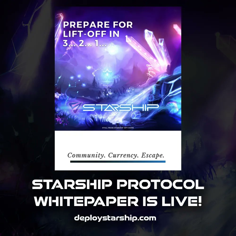 StarShip Official on Twitter: " ️ Have you gotten a chance to read the StarShip Protocol # ...