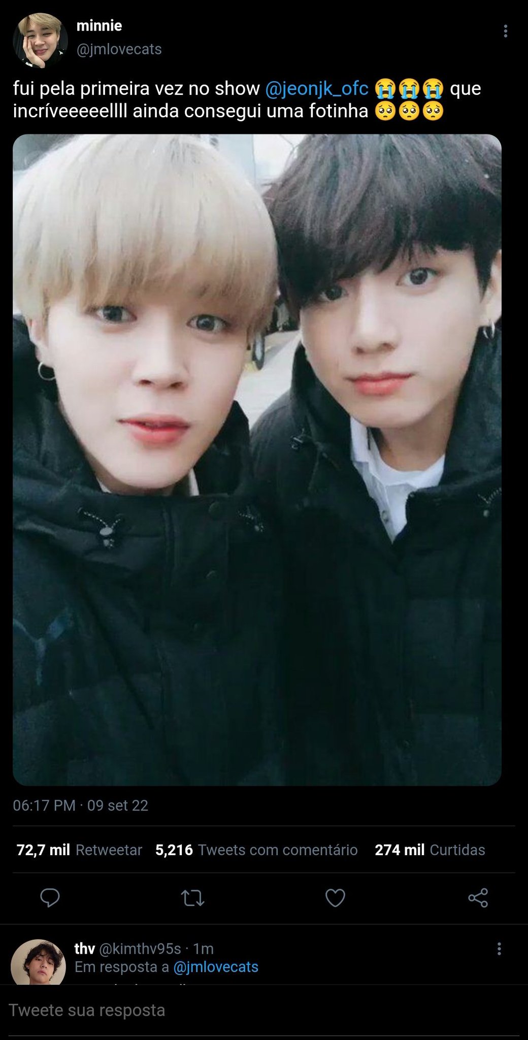 Au's Jikook on Twitter: "[1.7] sortudo https://t.co/bQQRNJyrgX" / Twitter