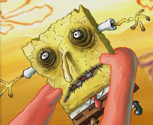 Spongebob Drying Out