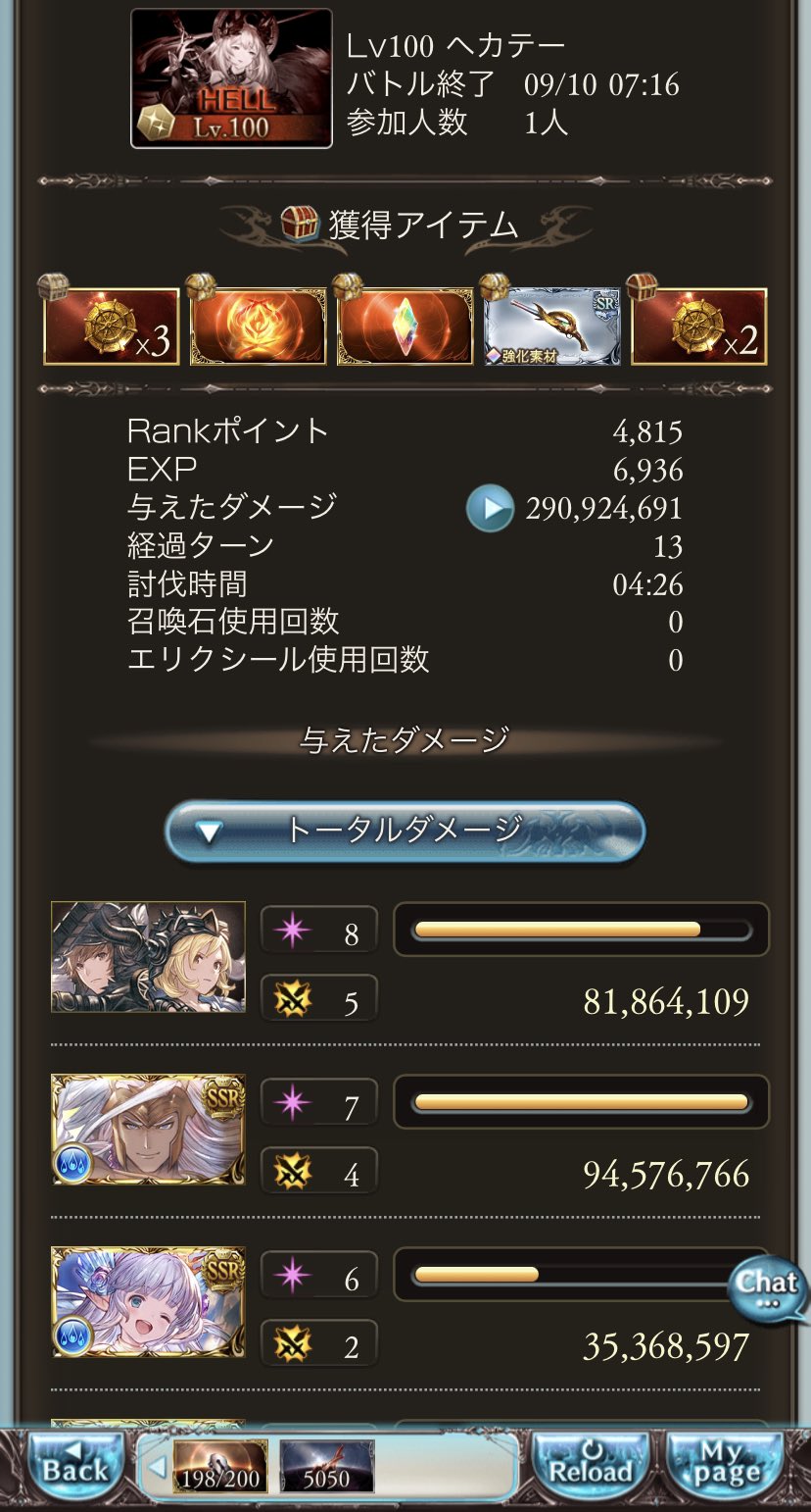 義経提督@グラブル垢 on Twitter: "100HELLフルオートは95HELL編成からグウィン抜いてリリィ入れただけで倒せはしたが遅いな…とりあえずジョブ含めて考え直そ…バレカシ必須級 ...