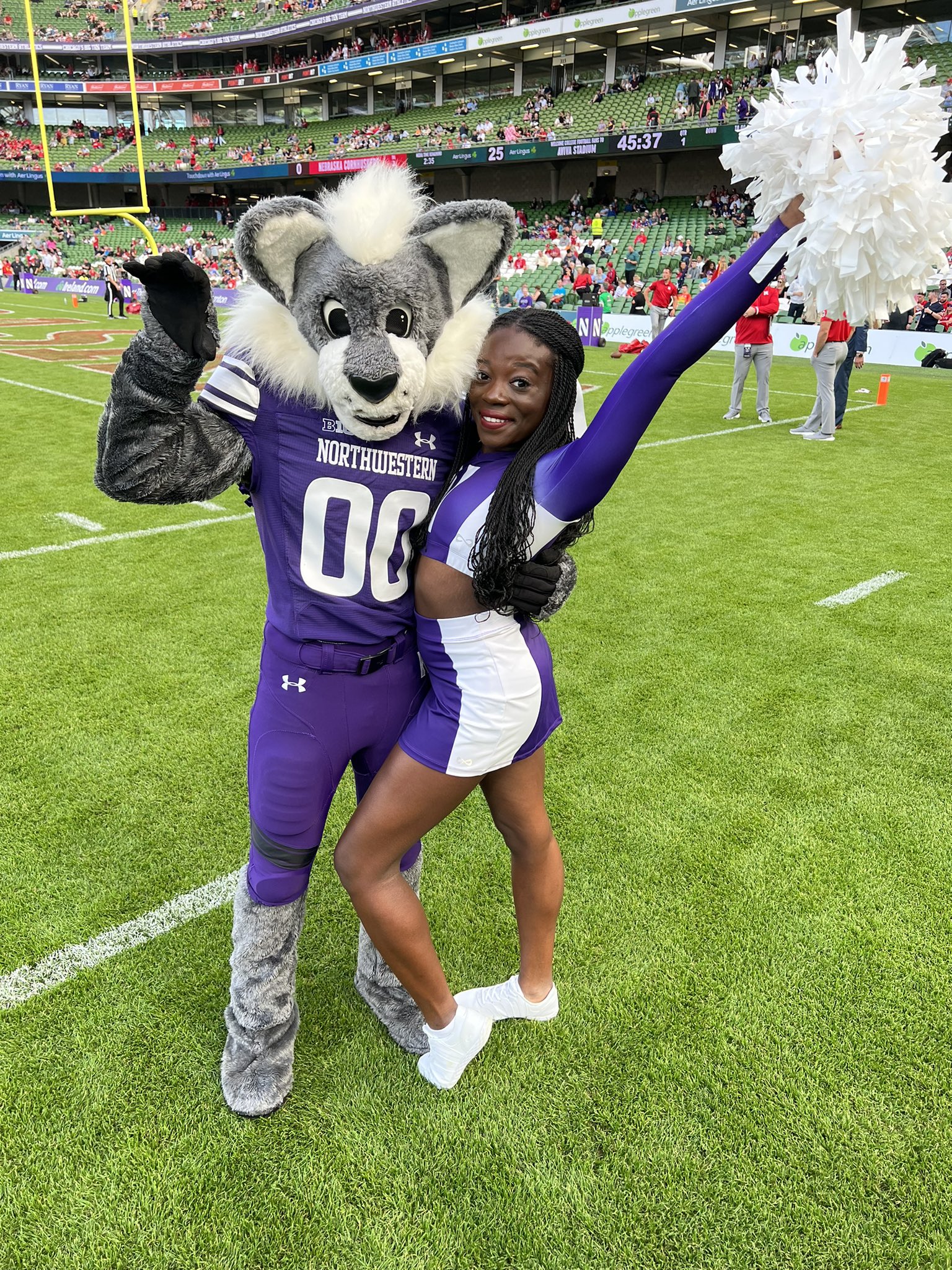Duke Football Cheerleaders