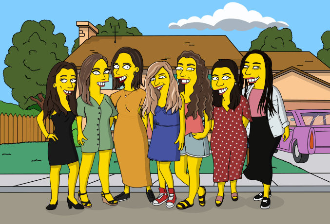 The Simpsons Characters Girls