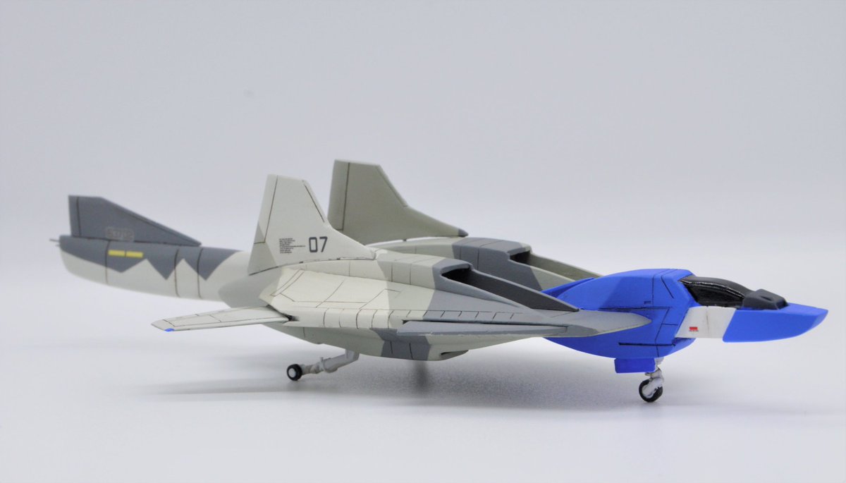 家人@ワイバーン完成！ on Twitter: "【フルスクラッチ】 FF-08WR ワイバーン 完成しました！大体1/100です 機首はMGカトキガンダムのコアファイターから流用、着陸脚はF ...