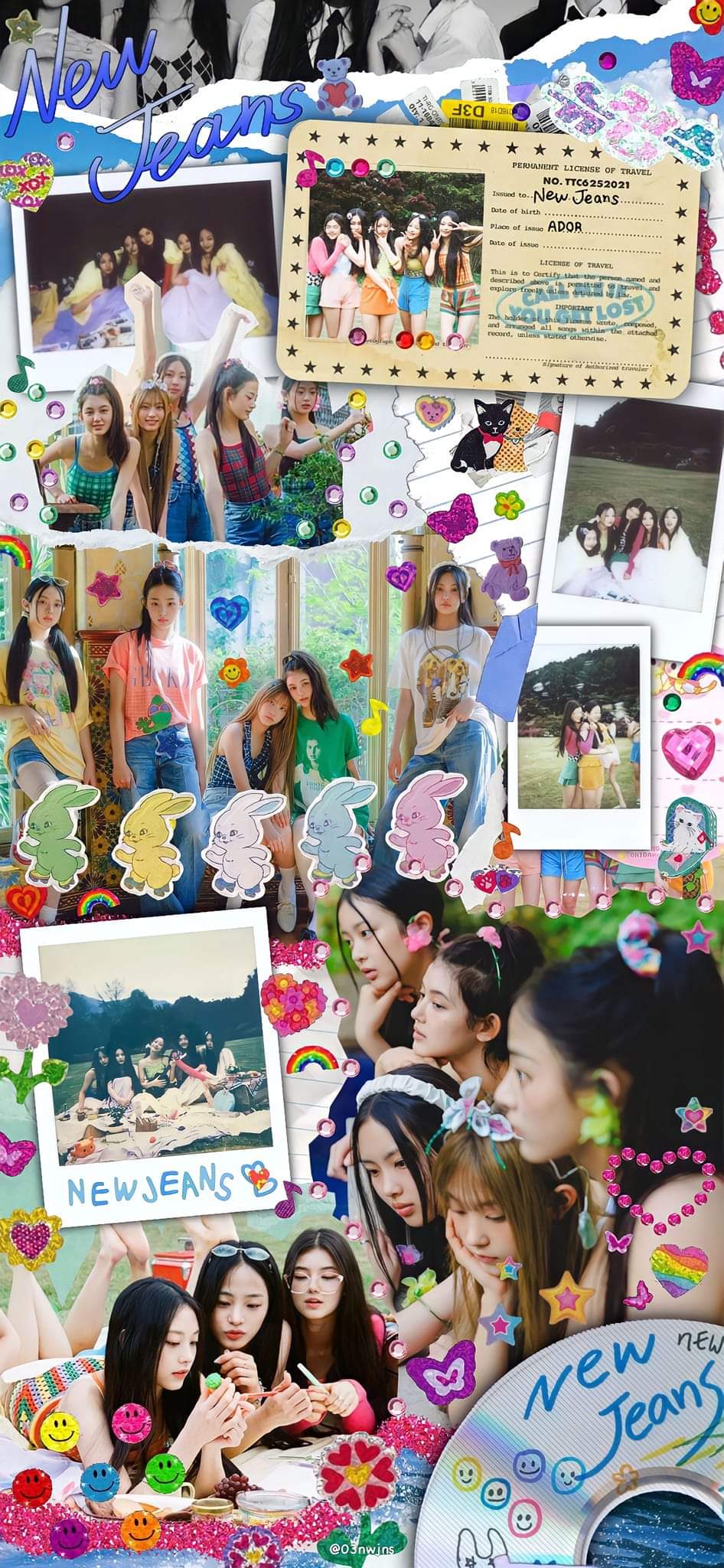 nwjns cc 🐰 on Twitter: "For phone wallpaper, feel free to use 🥰 Cre: Heejin Song #newjeans #뉴진스 ...