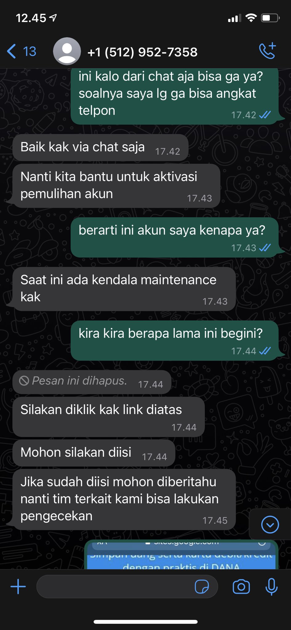 ny on Twitter: "kemarin pada tanggal 9 september saya menghubungi pihak ini karena mengaku ...