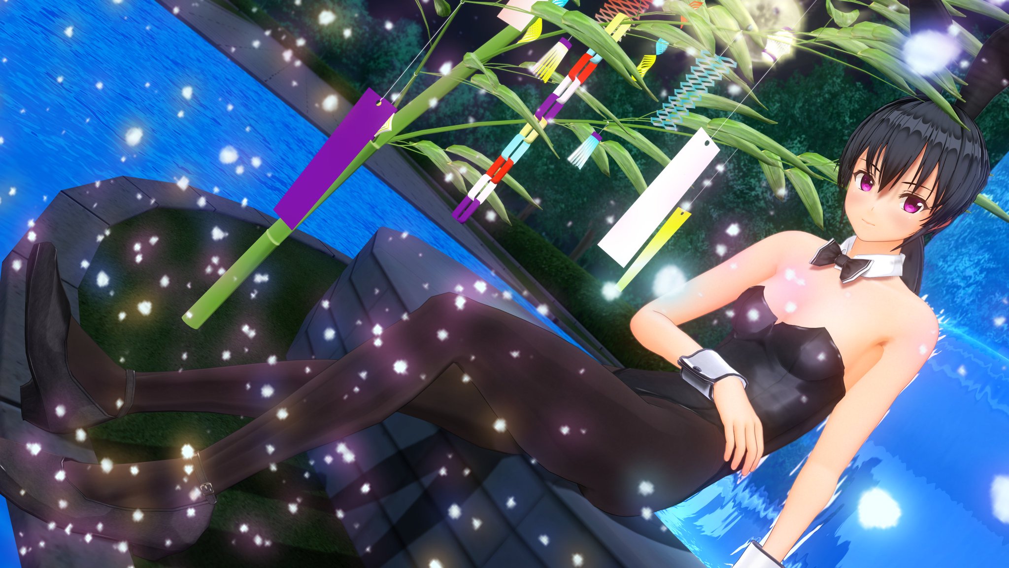 Pale on Twitter: "#cm3d版深夜の真剣エディット60分一本勝負 お題「月 兎」 月光のバニー #COM3D2 https://t.co/9oikwz1dl7" / Twitter