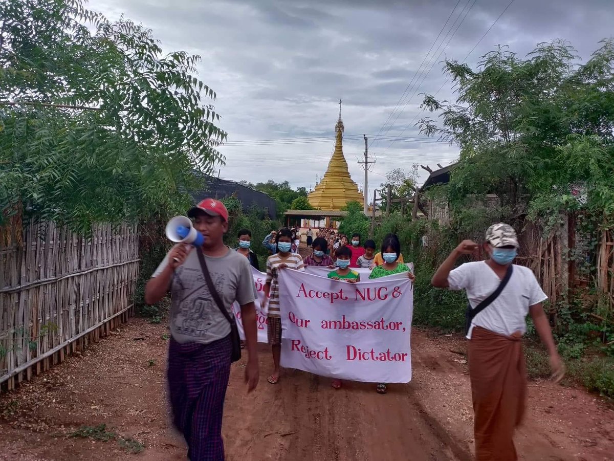 Khit Thit Media On Twitter ယင်းမာပင်တွင် စစ်အာဏာရှင် ဆန့်ကျင်ရေး ခ