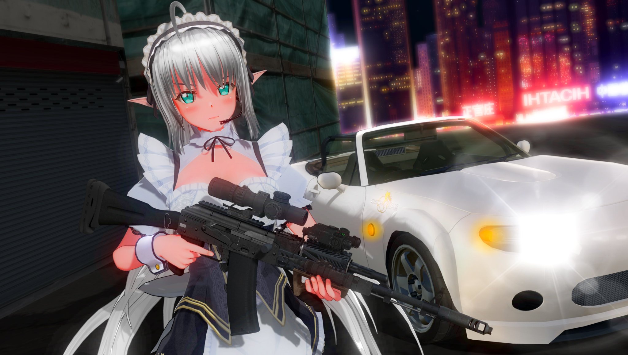 Narin Moe@CM3D2🌸 on Twitter: "#cm3d版深夜の真剣エディット60分一本勝負 お題「銃 メイド服」 #CM3D2 #COM3D2 https://t.co ...