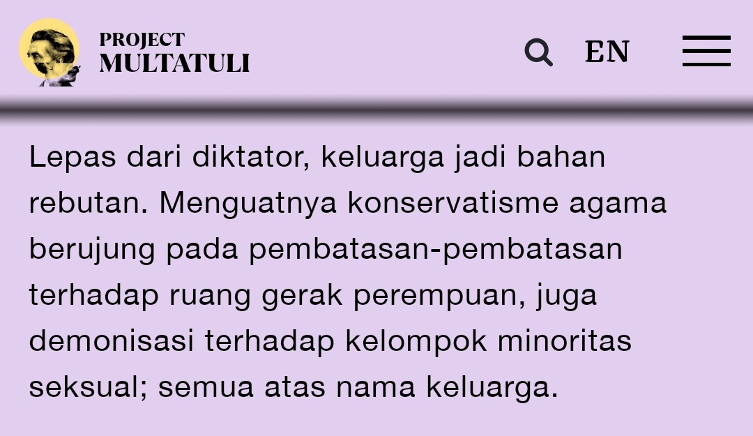 Project Multatuli on Twitter: "RT @cannabeast_: perempuan yg berpikir pun dianggap hanya mencari ...