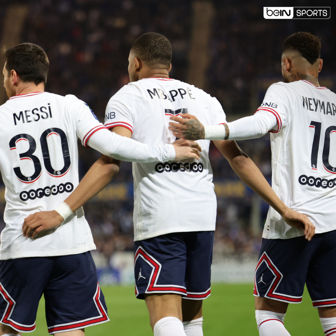 beIN SPORTS Türkiye on Twitter: "Lionel Messi 🤝 Kylian Mbappe 🤝 Neymar 📋 Bu sezon toplam ...