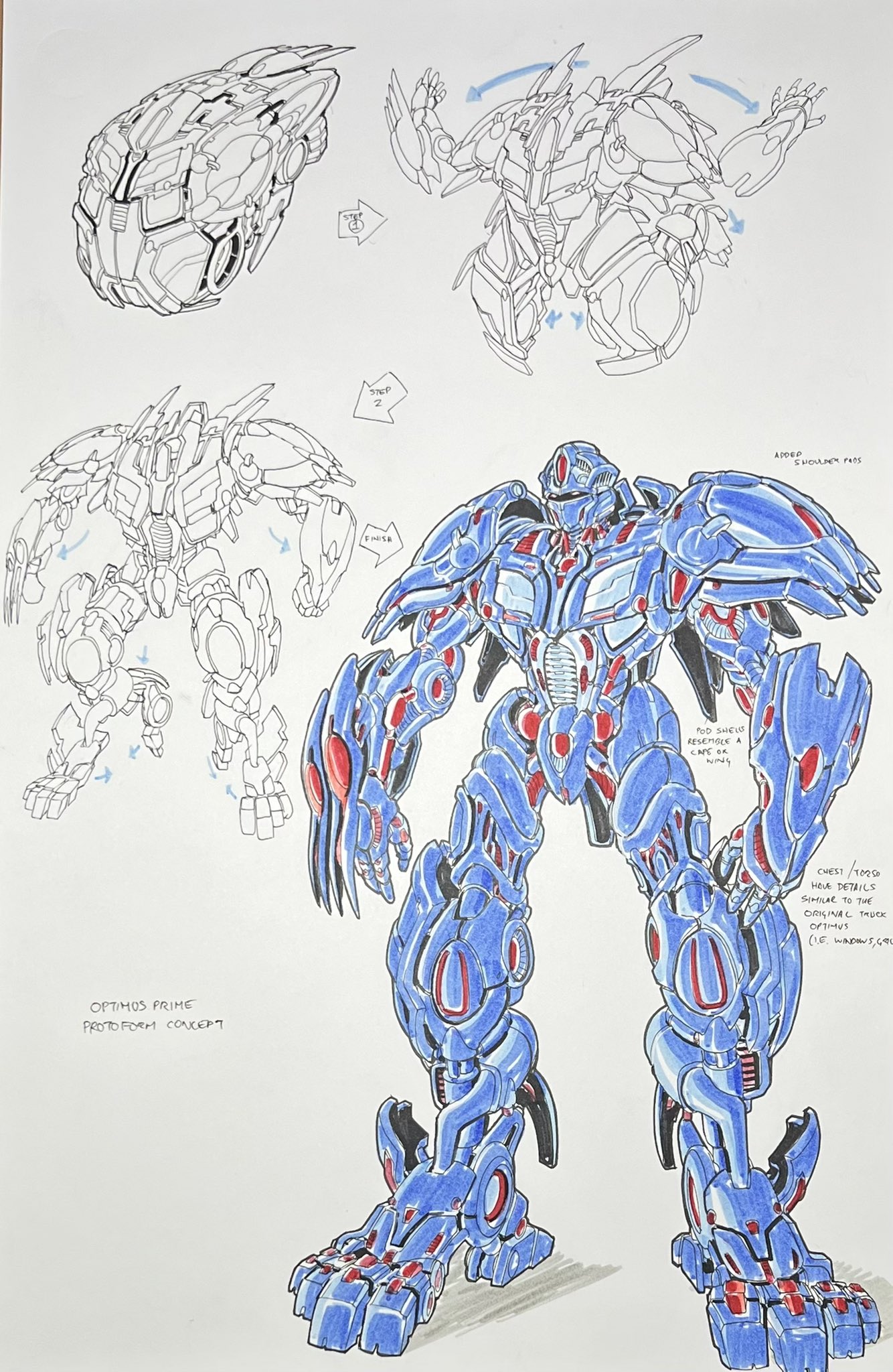 Transformers Protoform Optimus Prime