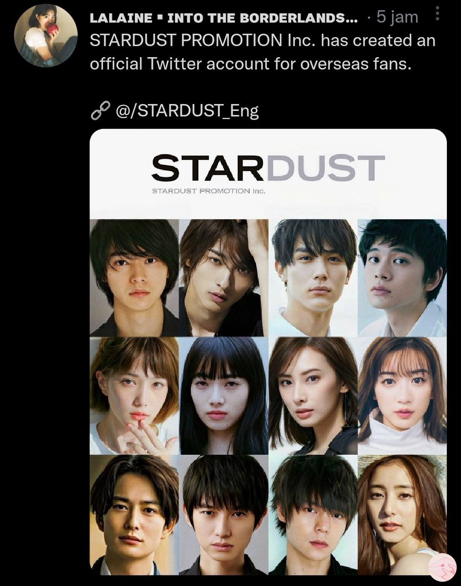 JAPANFESS TERANG on Twitter: "ramaikan Twitter Stardust Agency for overseas @/STARDUST_Eng *jpf 😳"