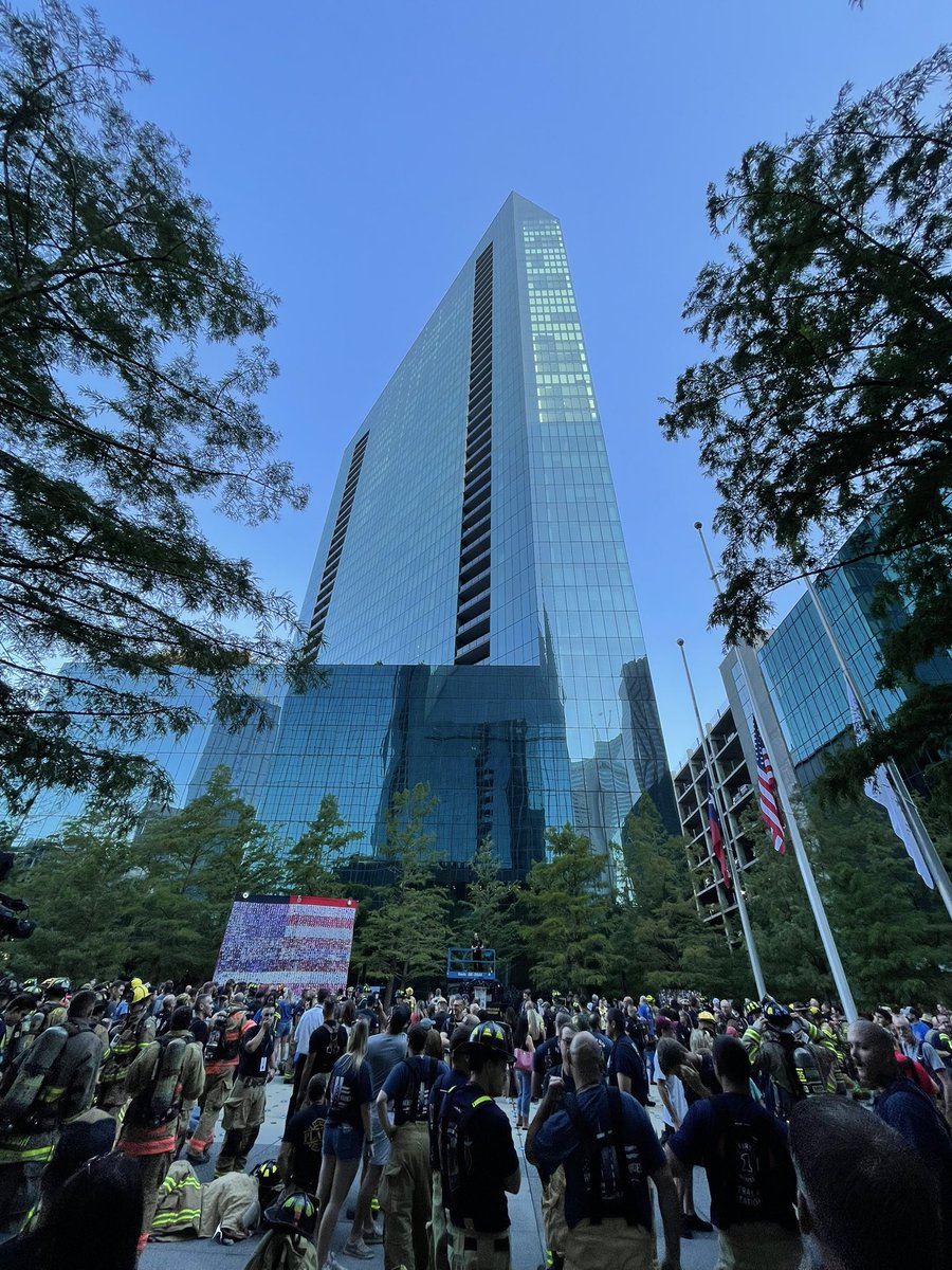 DFW Scanner on Twitter: "We are here supporting the Dallas 9/11 Memorial Stair Climb in downtown ...