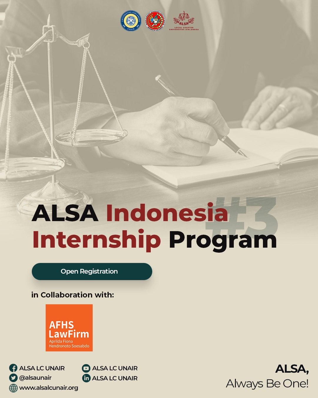 ALSA LC UNAIR on Twitter: "Greeting, ALSAians! ALSA Indonesia through ALSA Indonesia Internship ...