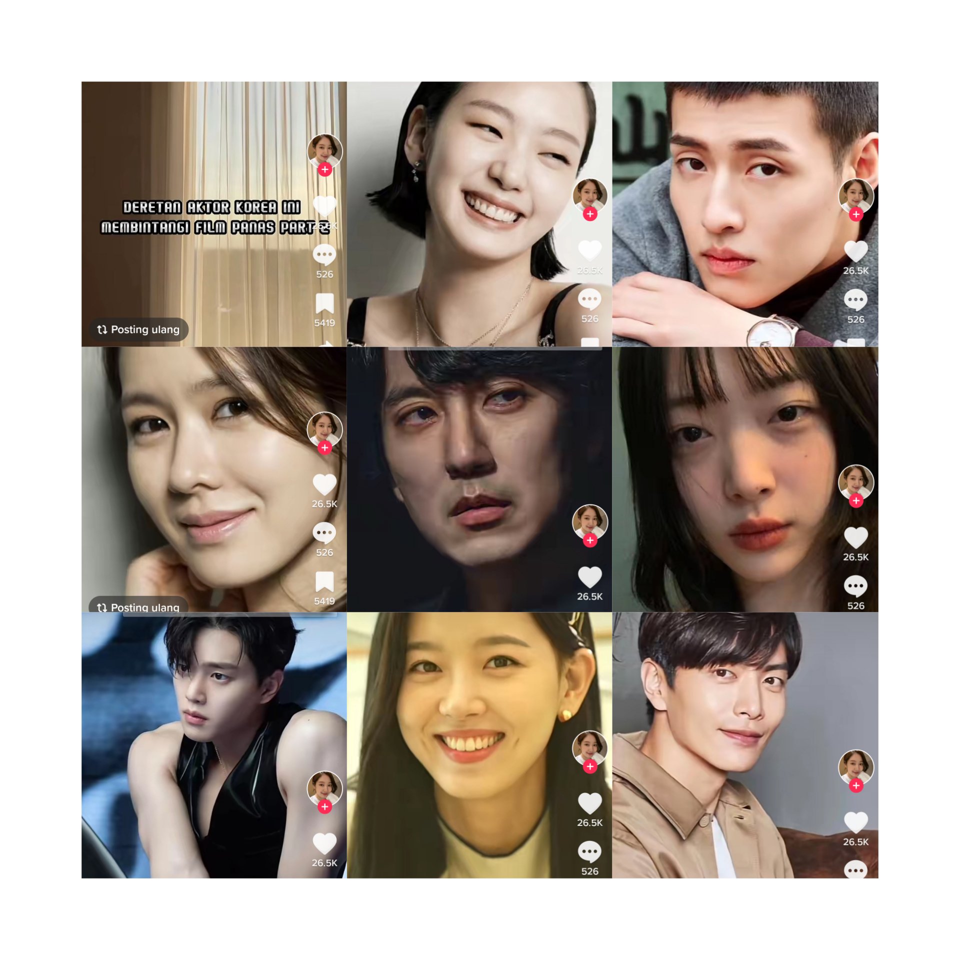 K-Drama Menfess on Twitter: "•kdm• maaf mau nanya no salty, nemu di tt aktor/aktris yang pernah ...