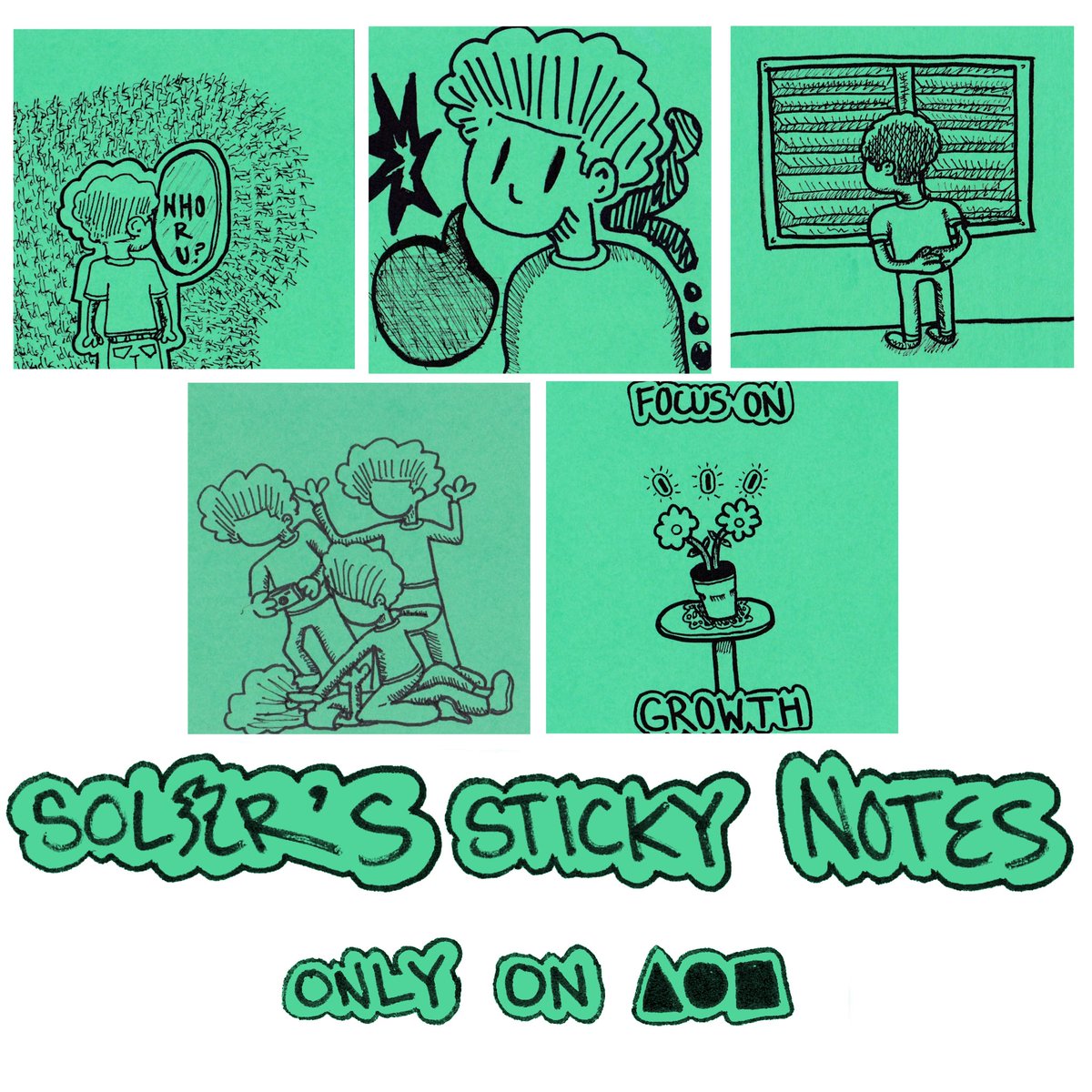 「The 1st wave of the "Solar's Sticky Notes" Collection is now」solarの漫画