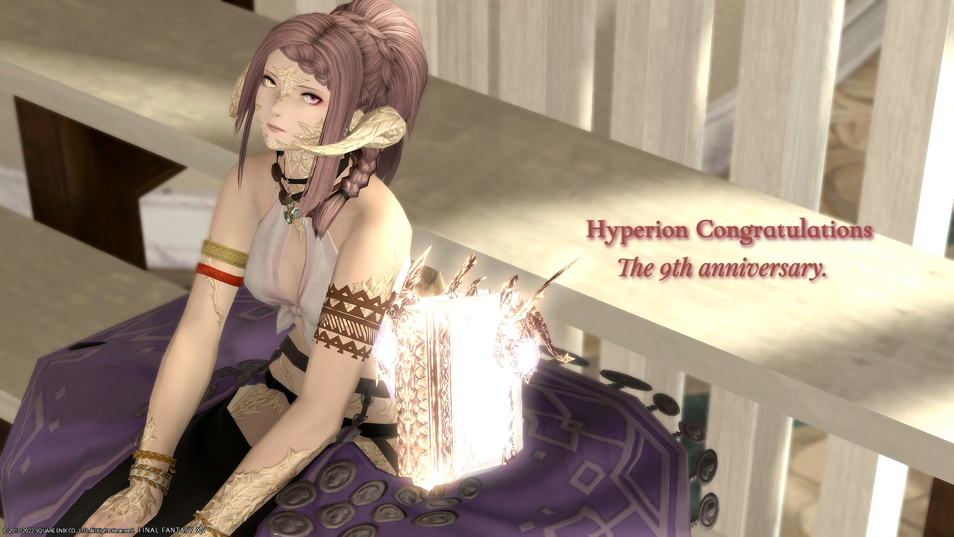 kidou on Twitter: "今夜はHyperion9周年。 遅れてログインしてしまった上に、周年イベントロットでは改めてロット運がないことを証明した。真顔。 その分メンバーを撮りまし ...