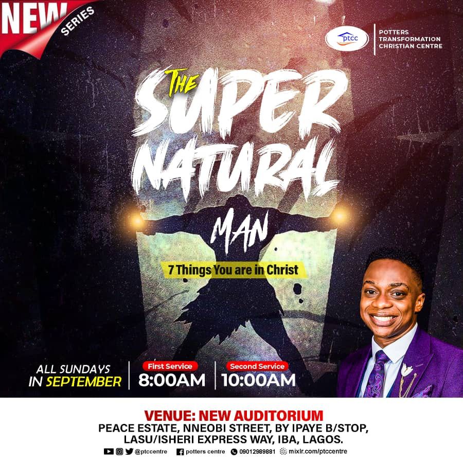 Potters Transformation Christian Centre on Twitter: "The man in Christ has potentials and ...
