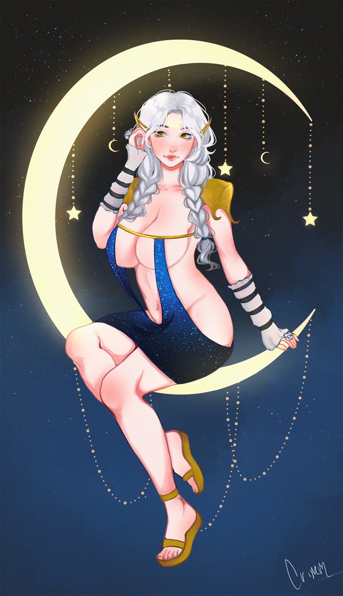 ƈʀɨʍʍ ༒ On Twitter 🌙 𝘔𝘰𝘰𝘯𝘭𝘪𝘨𝘩𝘵 🌙 Art Digitalart Fiona Skyrim
