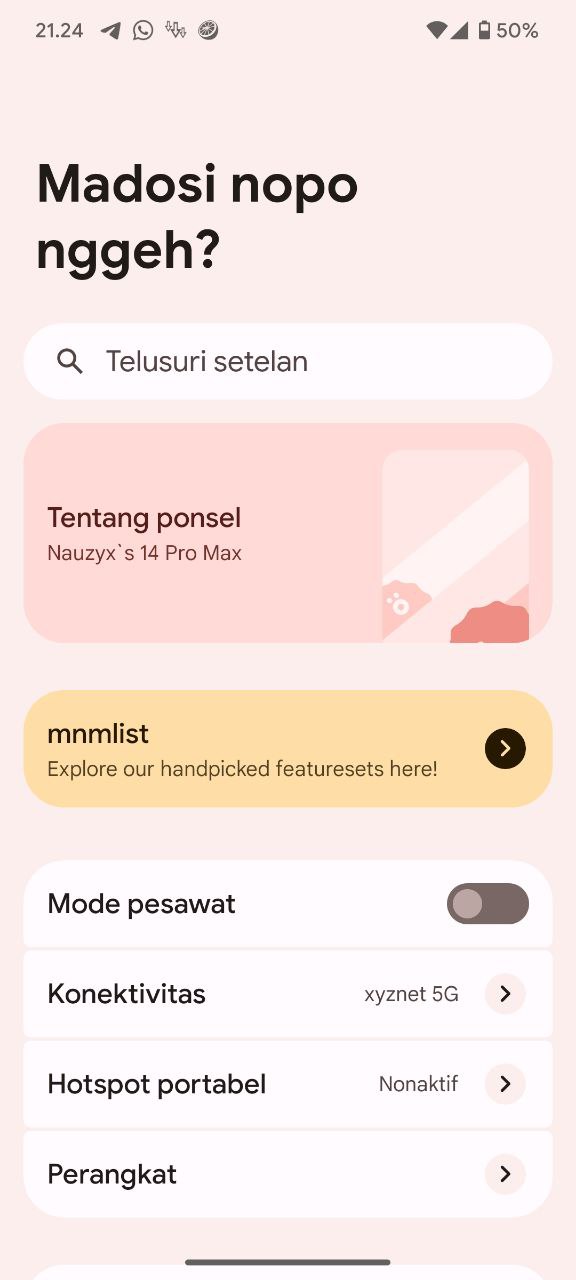 xdroidOSS on Twitter: "Currently, we are working to do some facelift to our Settings UI. now we ...