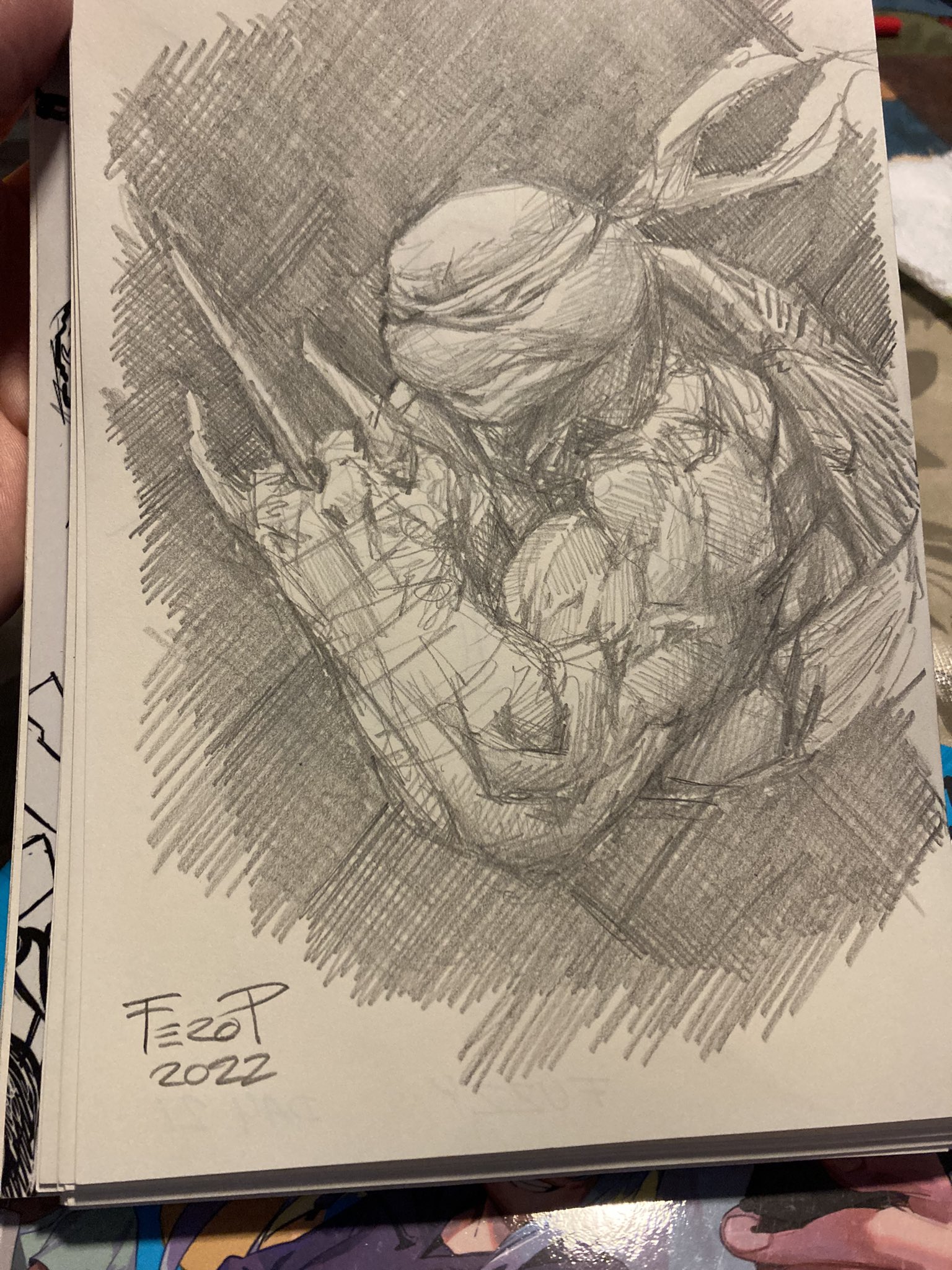 Tmnt 2022 Raphael Drawing