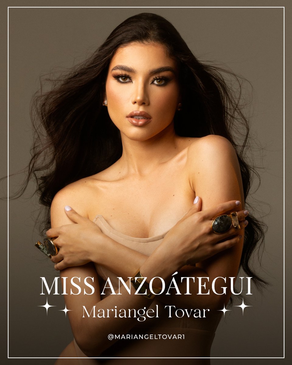 Miss Venezuela on Twitter: "💎Miss Anzoátegui es la hermosa Mariangel Tovar 👑. Mariangel tiene 23 ...