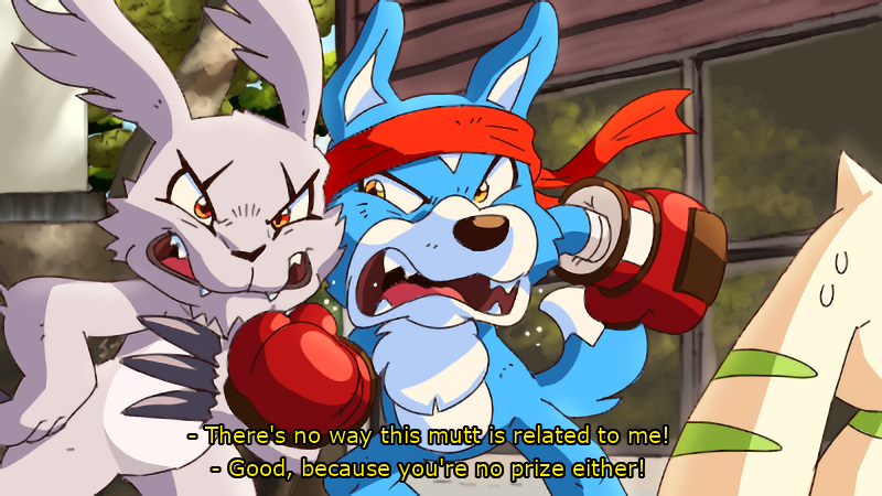 Only Jerry on Twitter: "So Gaomon, are you in any way related to that Digimon called Gazimon?"