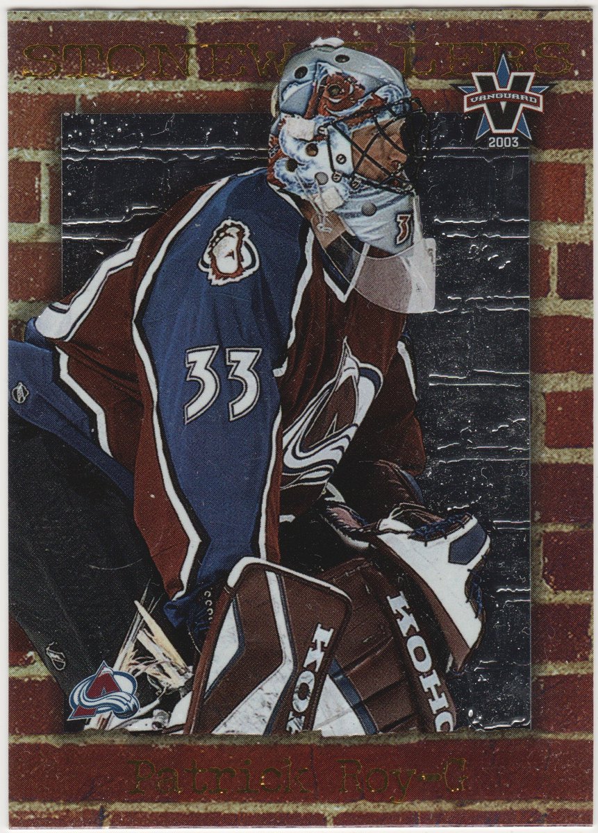 Daniel Baker on Twitter: "2002-03 Vanguard Stonewallers #1 Patrick Roy http://store.bakerdi.ca ...