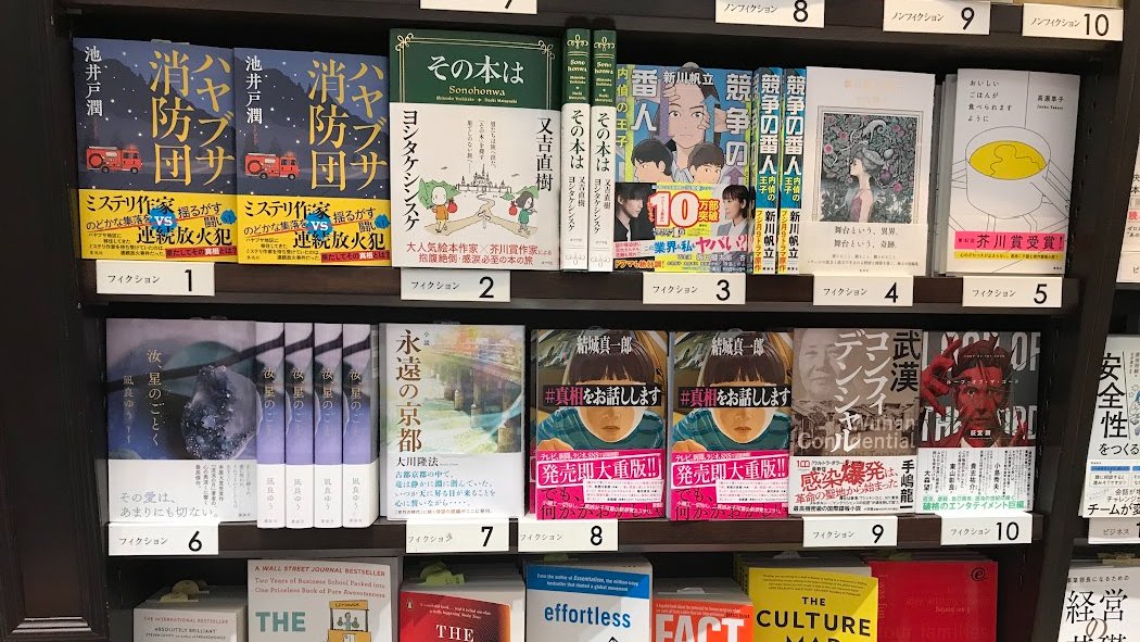 丸善丸の内本店 On Twitter 【丸の内本店週間ベストセラー】2022年9月1日~9月7日2 1 『フィクション』 1位:ハヤブサ消防団(池井戸 潤 集英社) 2位:その本は(又吉