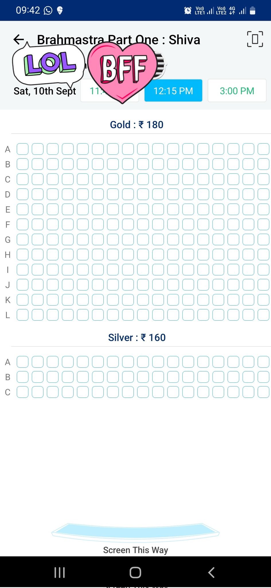 REALINDIAN on Twitter: "Full Empty, Sasta ticket #brahmastraboxoffice fake collection post kar ...