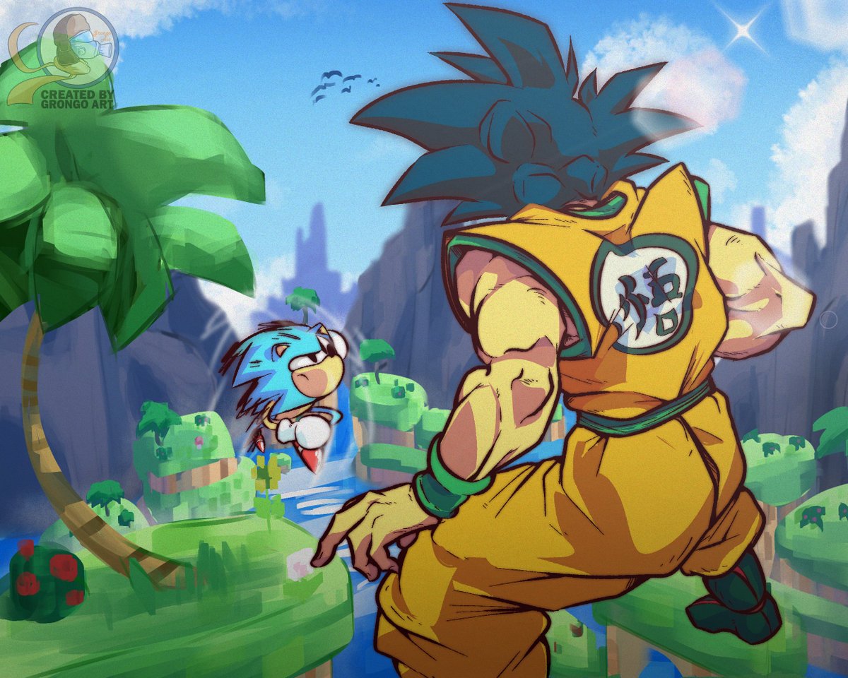 Goku And Sonic