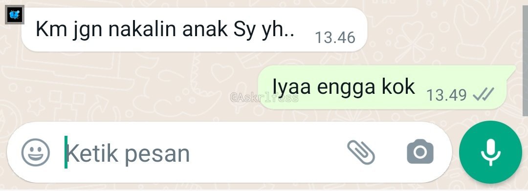 Askrlfess On Twitter [askrl] Mamanya Cewe Aku Ngechat Gini😃 T