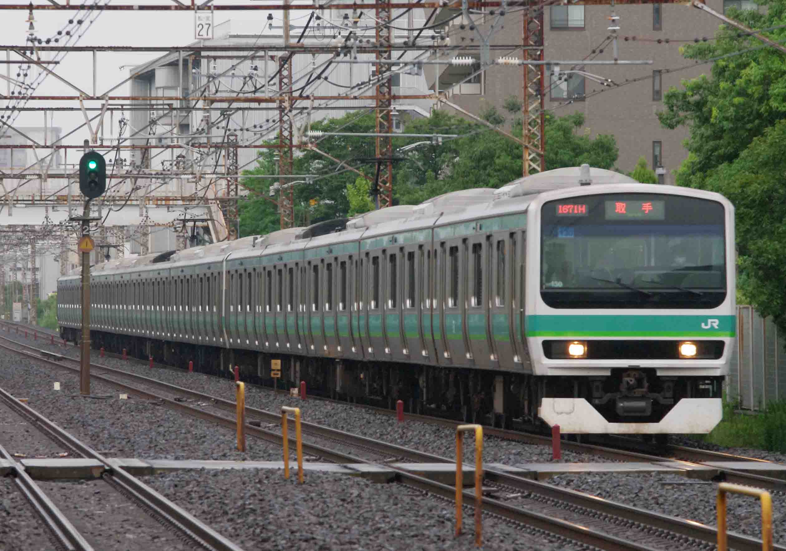 シリウス on Twitter: "9月7日 常磐線 北松戸駅で撮影 E231系0番台 常磐線 快速 取手行き E531系 15連 常磐線 普通 E657系 特急ひたち号 #常磐線 #E531 ...