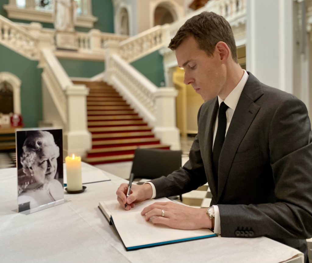 This morning, I paid my respects and signed a Book of Condolence at ...