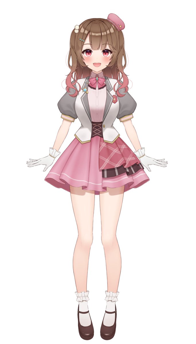 「startune所属新人Vtuber華咲あいかちゃん()のデザインをさせていただ」|ゆきうなぎ🐰のイラスト