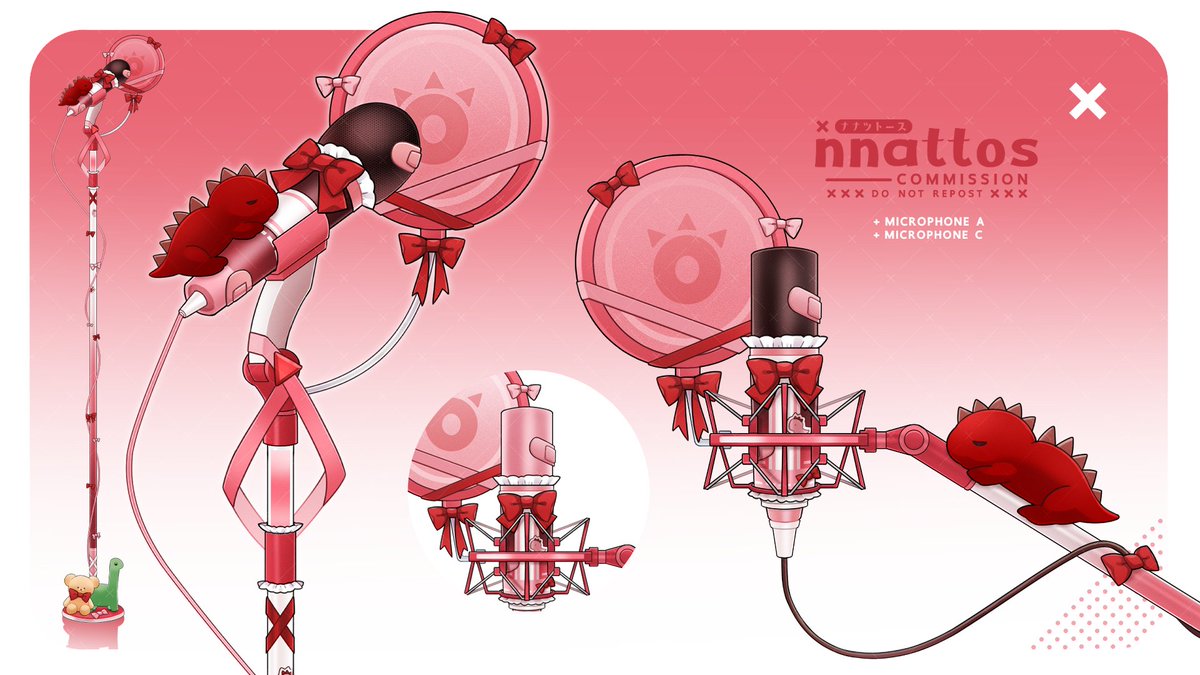 🍀 nnattos 🍊 I23 : @CA7 on Twitter: " Commission Vtuber Type : Microphone Owner : @.LupiiLovel ...