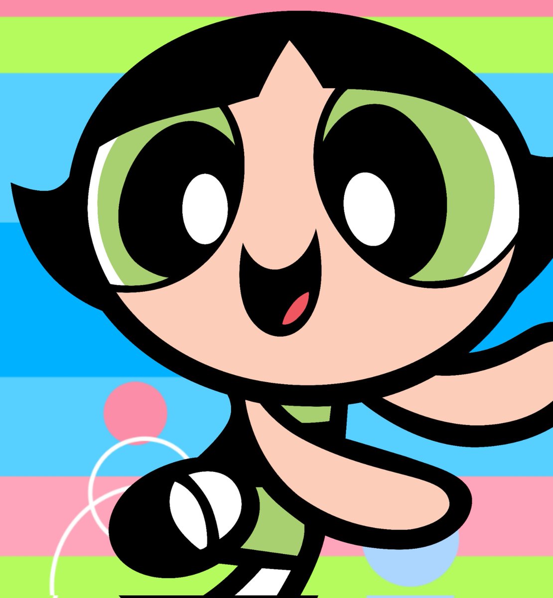 Powerpuff Girls Buttercup Happy