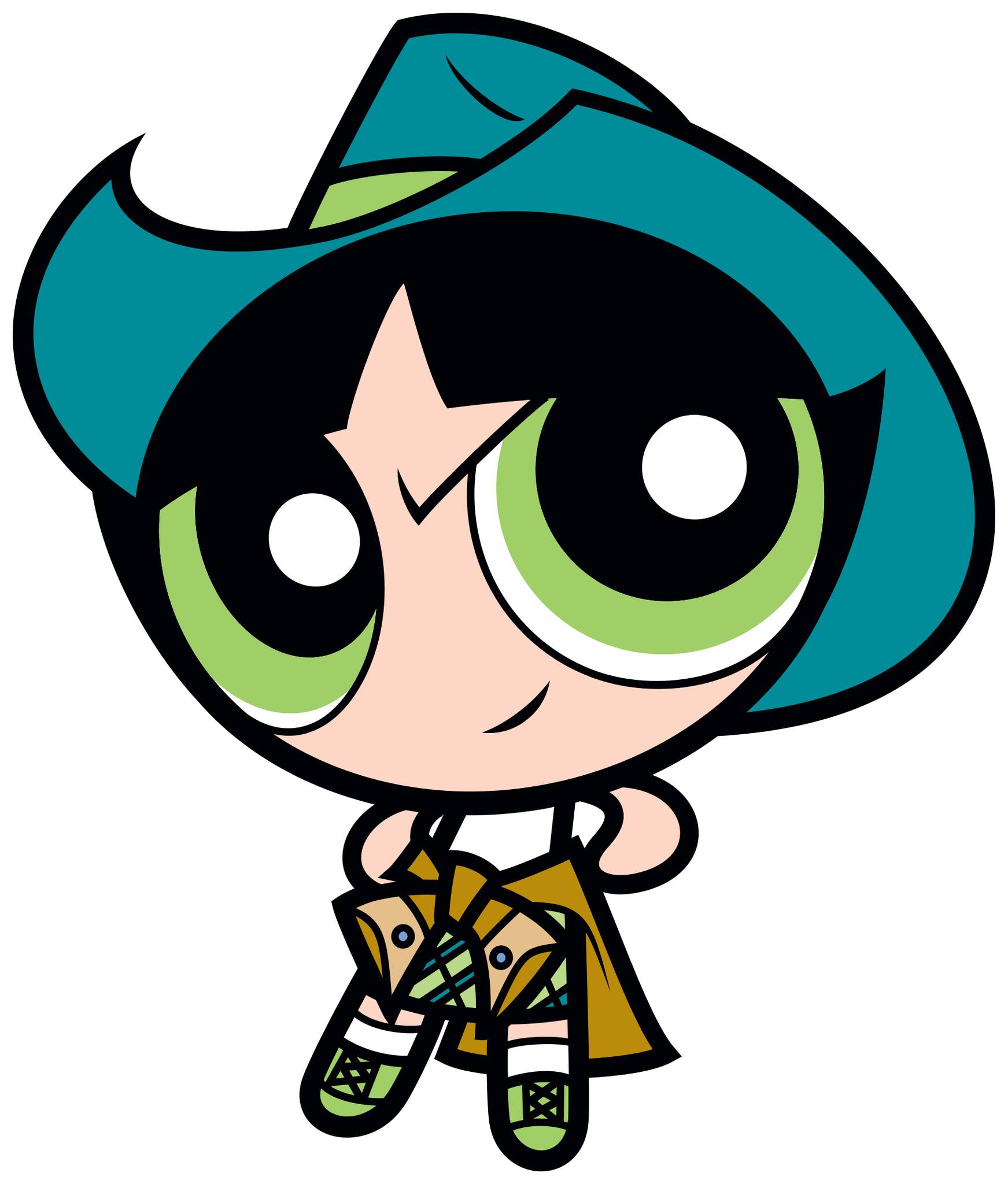 Powerpuff Girls Buttercup Happy