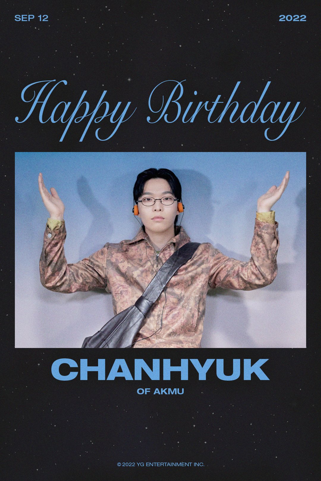 YG FAMILY on Twitter: "HAPPY BIRTHDAY CHANHYUK 🎉 2022.09.12 #AKMU #악뮤 #LEECHANHYUK #CHANHYUK ...