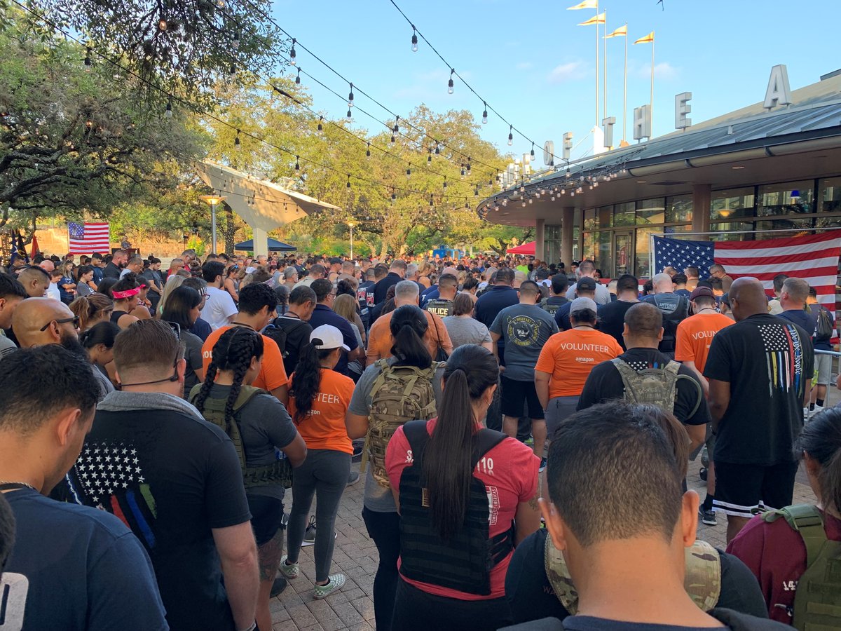 troy Kless was downtown for the 9/11 Memorial Climb at the Tower of the ...