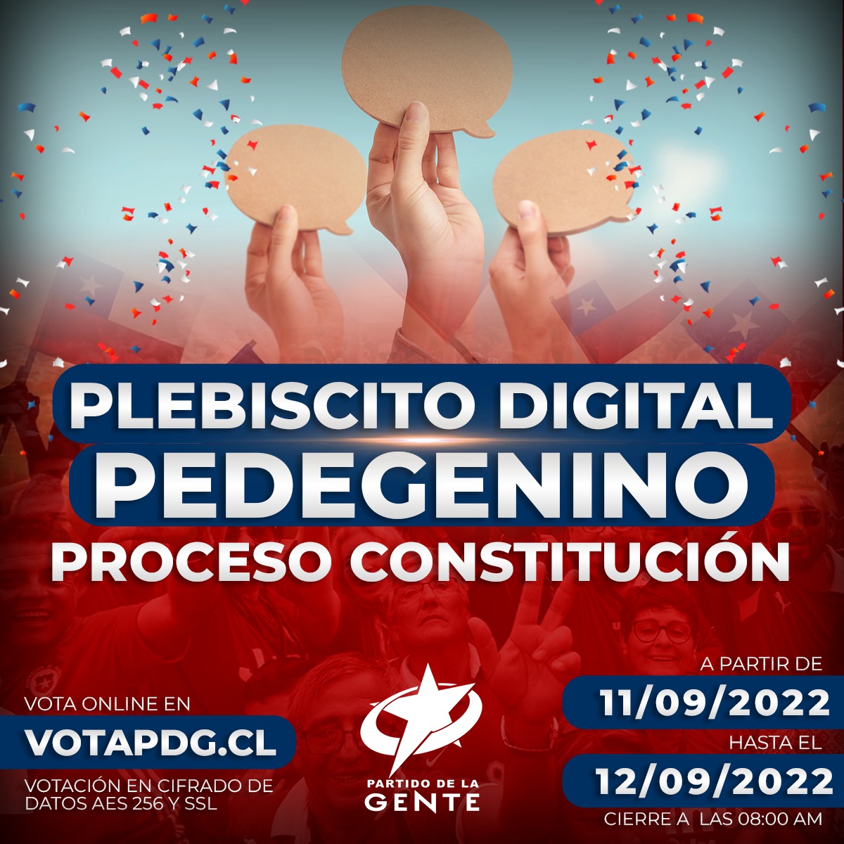 Partido De La Gente Oficial 🇨🇱 On Twitter Porque La Democracia Es La