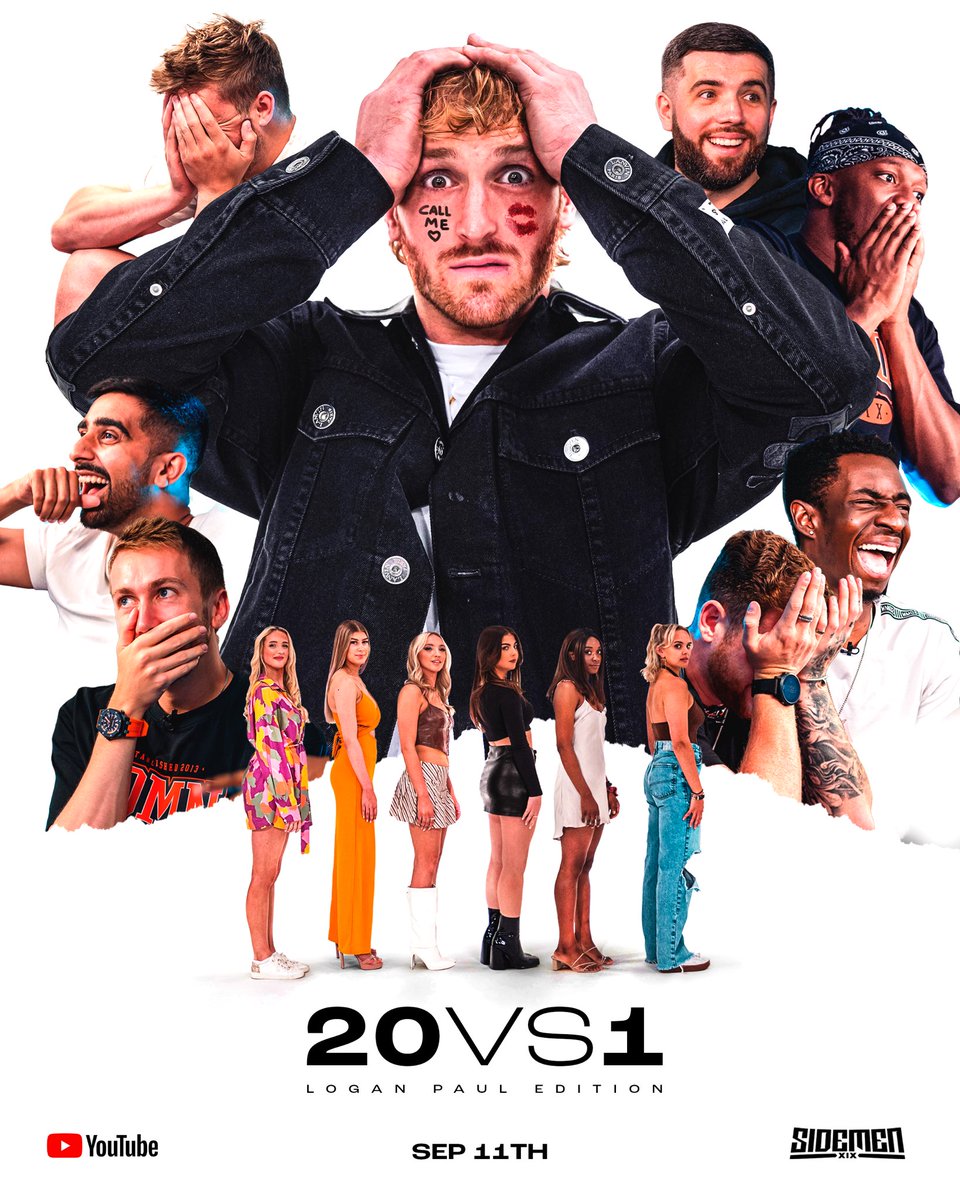 TS (Munch)🍇 on Twitter: "RT @Sidemen: We welcome Logan Paul to 20 vs 1 🤝"