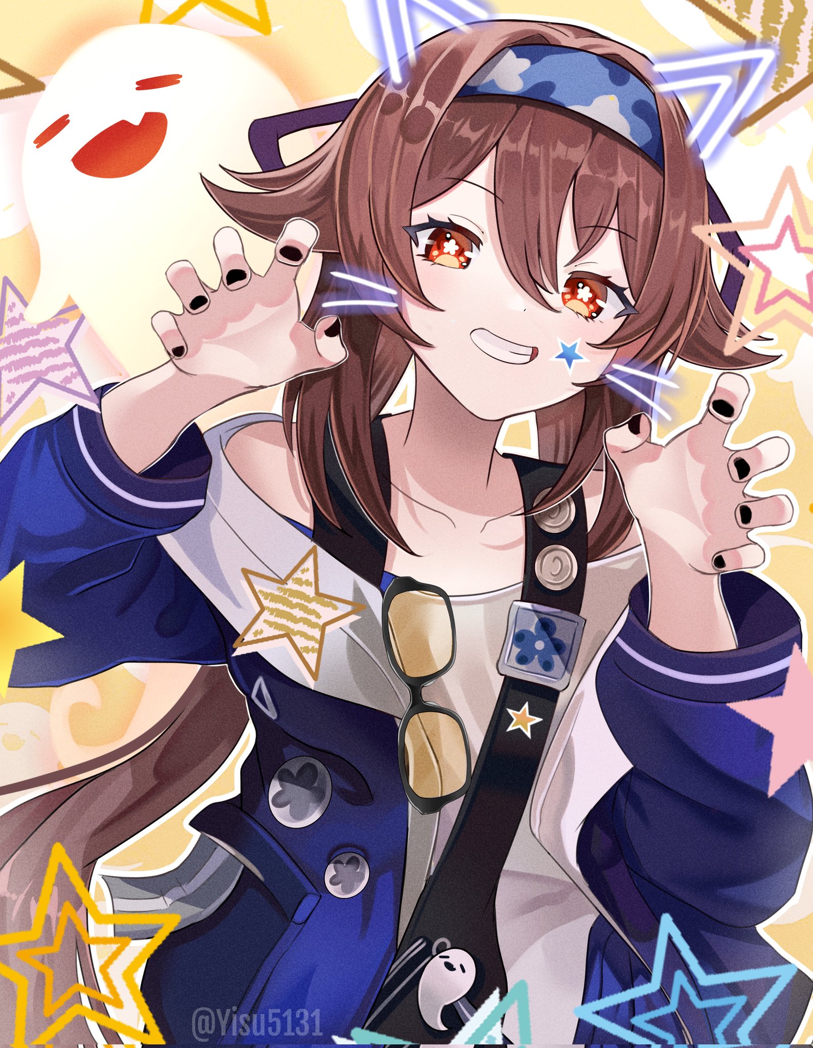 Yisu on Twitter: "💙Hu Tao🧡 #原神 #Genshinlmpact #Hutao https://t.co/J4dECMIyWr" / Twitter