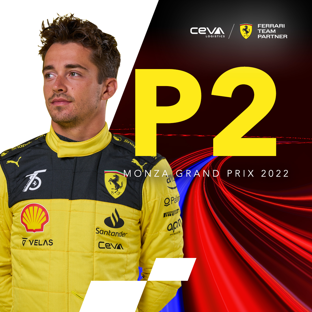 CEVA Logistics on Twitter: "Bravissimi! 💪 One more podium for Charles with P2 and a great ...